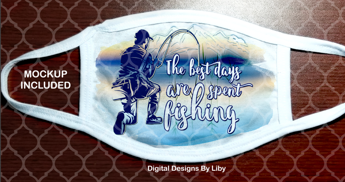 BEST DAYS SPENT FISHING – Digital Designs by Liby