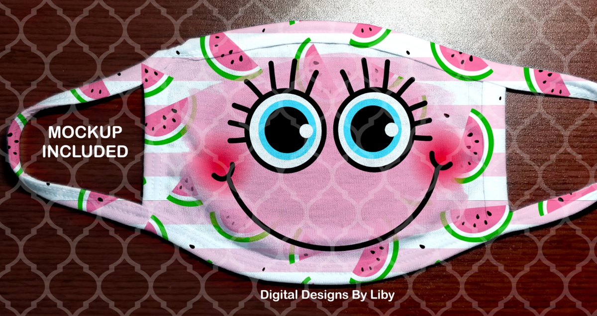 GOOGLY EYES Watermelon (Full & Center Designs) – Digital Designs by Liby