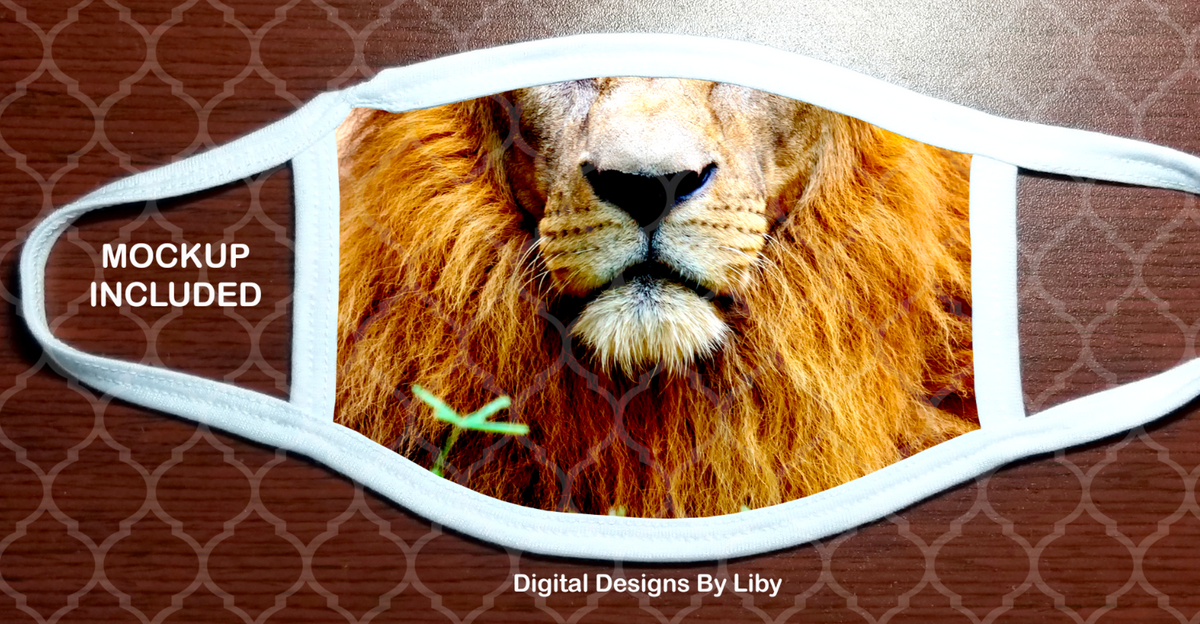 LION! (Both Center & Full Bleed) – Digital Designs by Liby