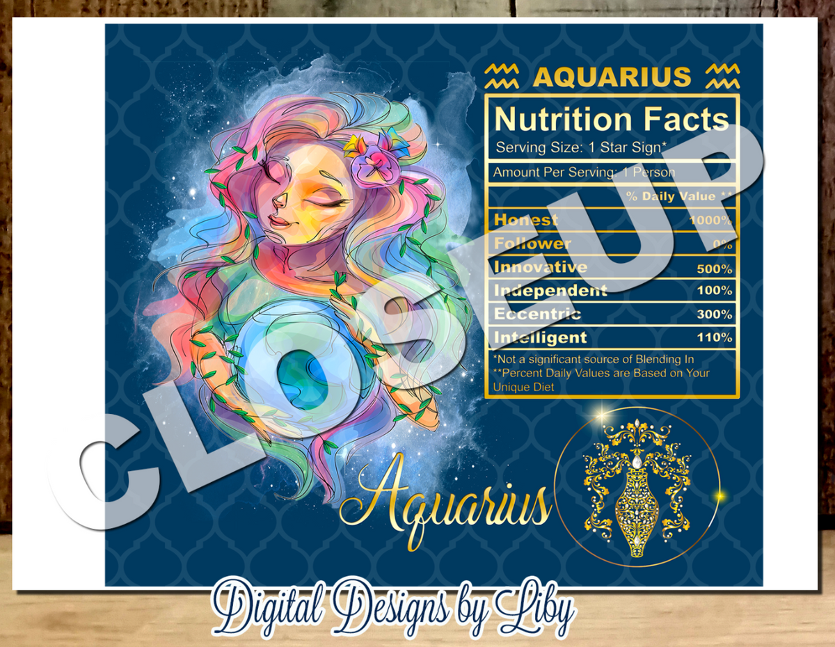 ETHEREAL ZODIAC (SELECT YOUR SIGN) – Digital Designs by Liby